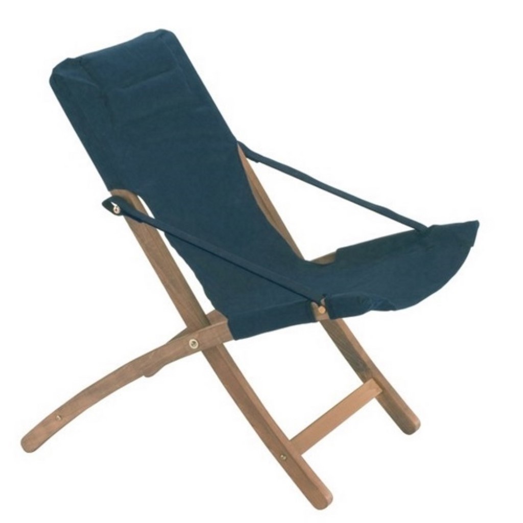 Deck Chair Linda Fiam Wood Frame